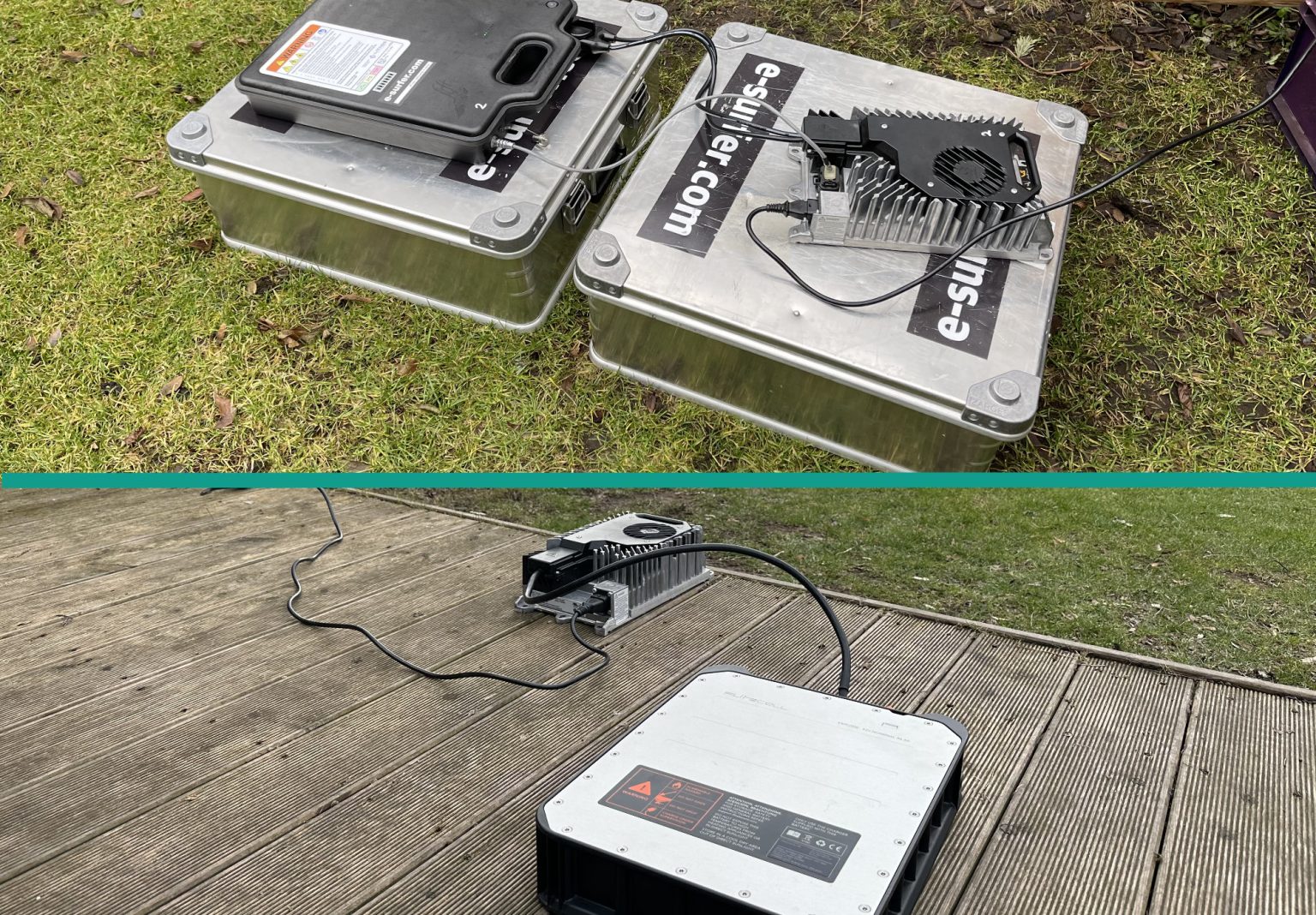 Safe storage of lithium-ion batteries for eFoils