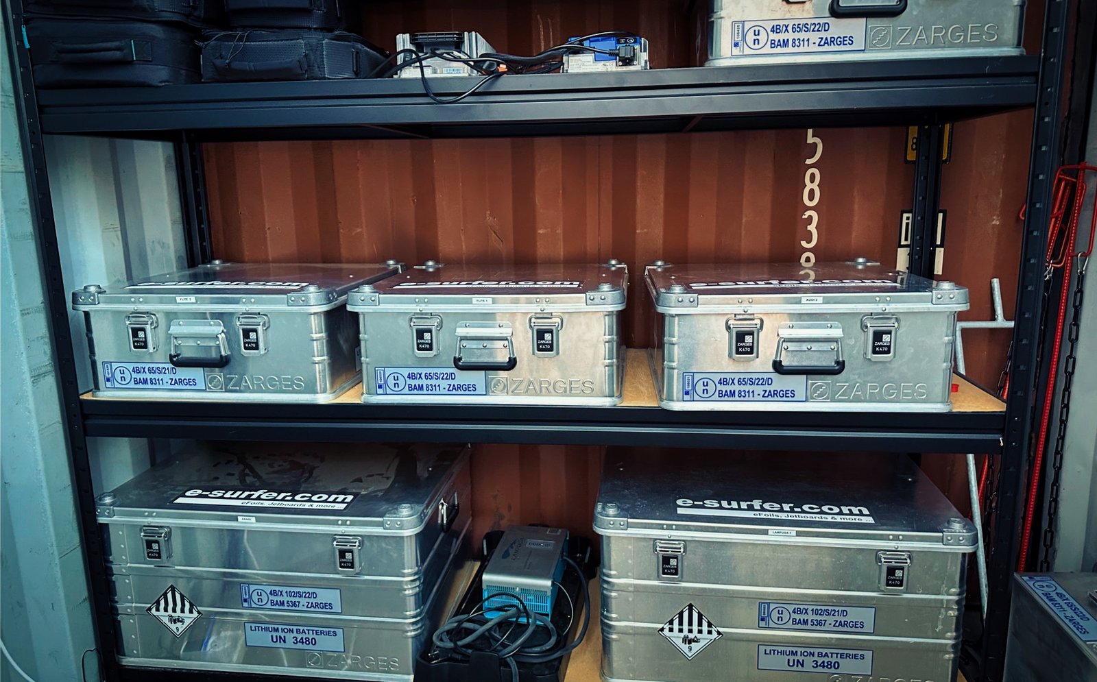 Stoccaggio sicuro delle batterie agli ioni di litio - eFoil